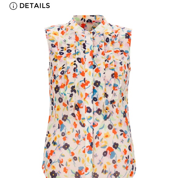 CAbi | Tops | Cabi Tux Ruffle Top Button Up Ruffle Front Sz Small ...
